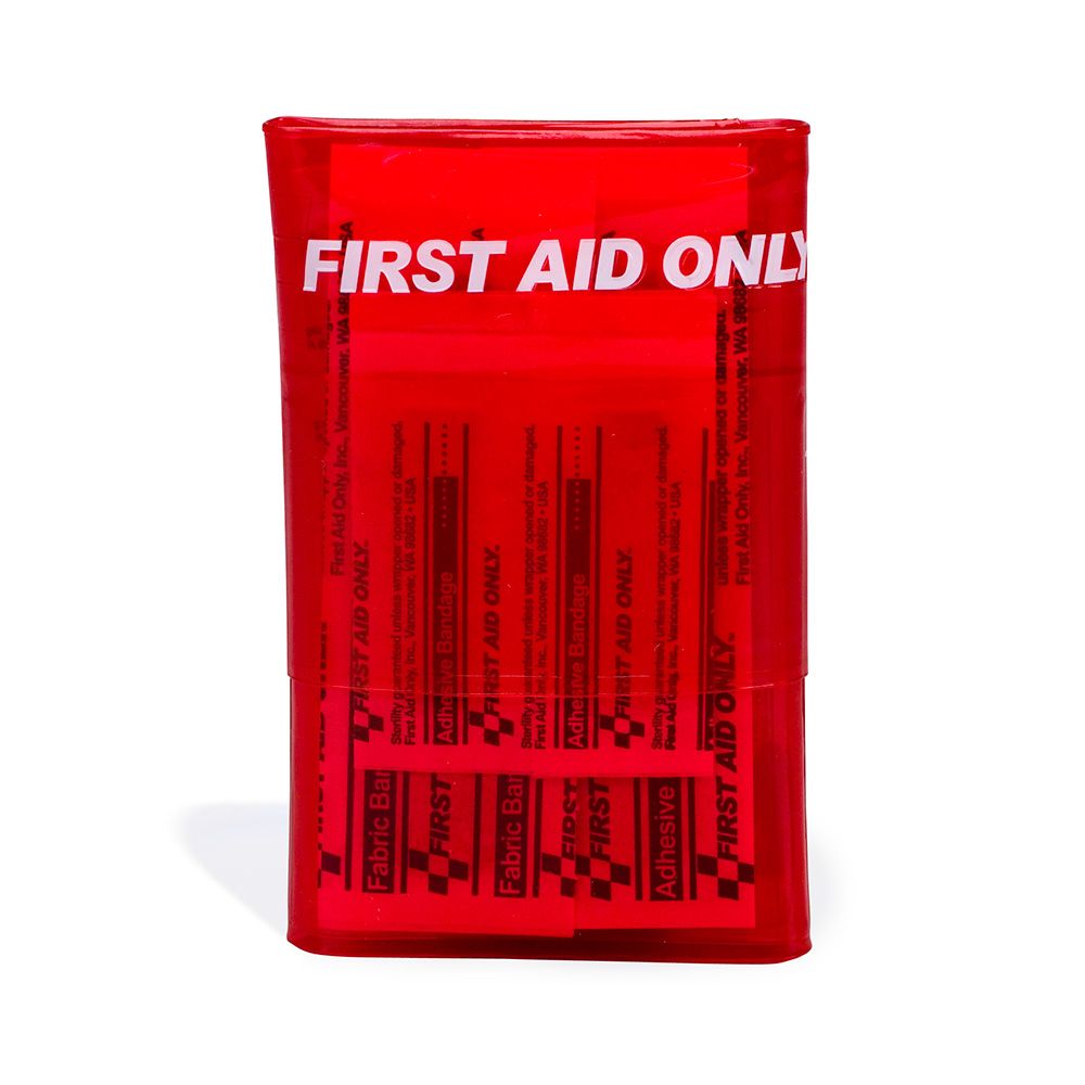 Travel First Aid Kit, Trifold, 18 Piece, Vinyl Case | 123SafetyGear