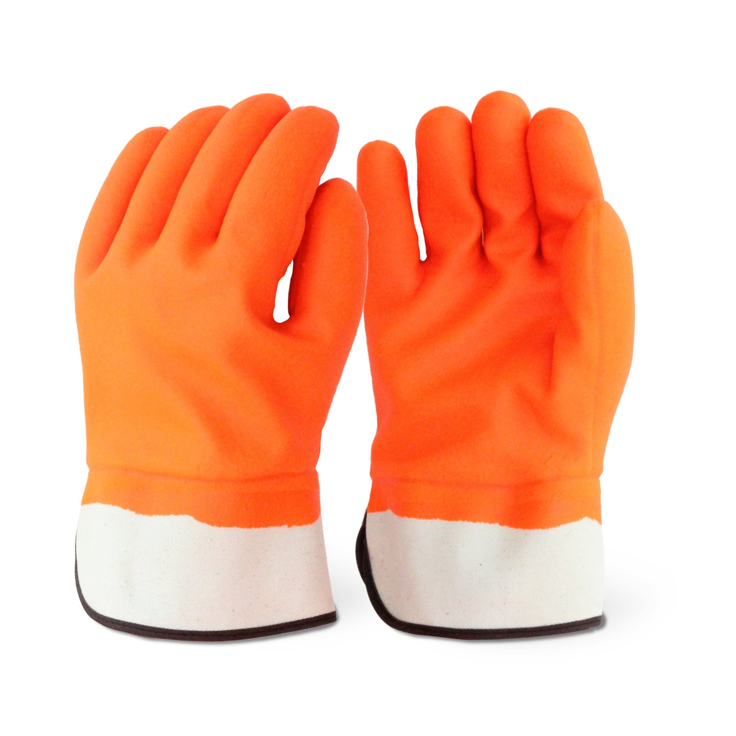 12 Pairs - Hi-Viz Orange PVC Propane Glove – 123SafetyGear