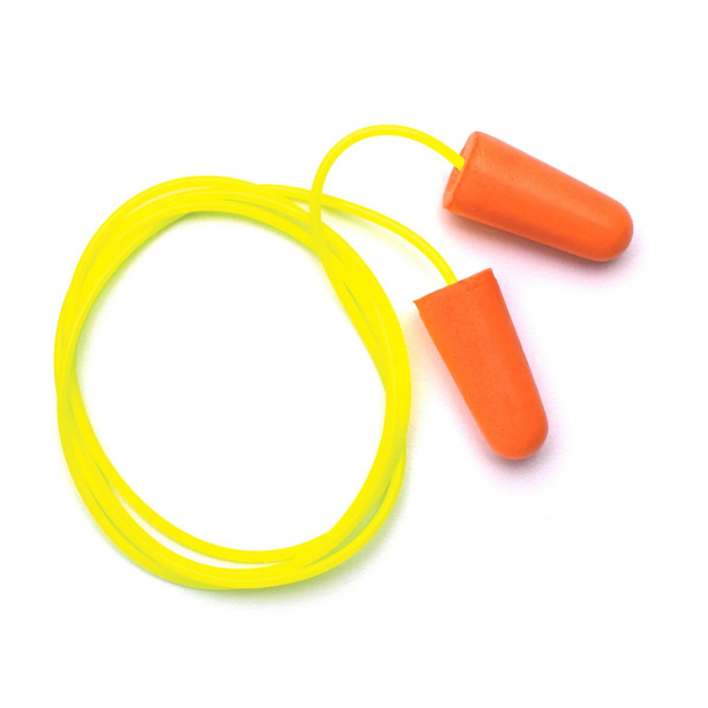 Corded Taper Fit Disposable Earplug (100 Pair/Box) – 123SafetyGear