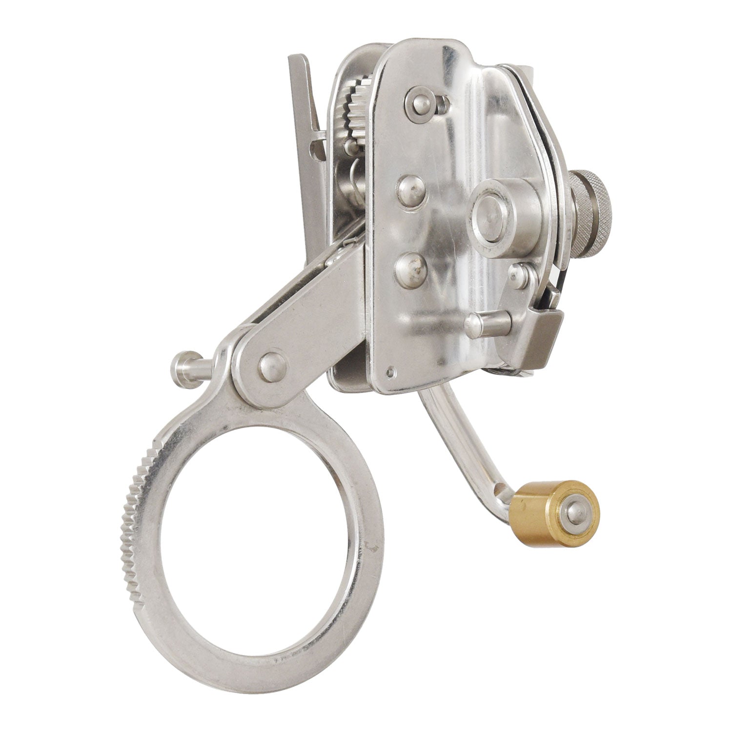 5/8" Stainless Steel Self-Tracking Rope Grab with Roller Guide ...