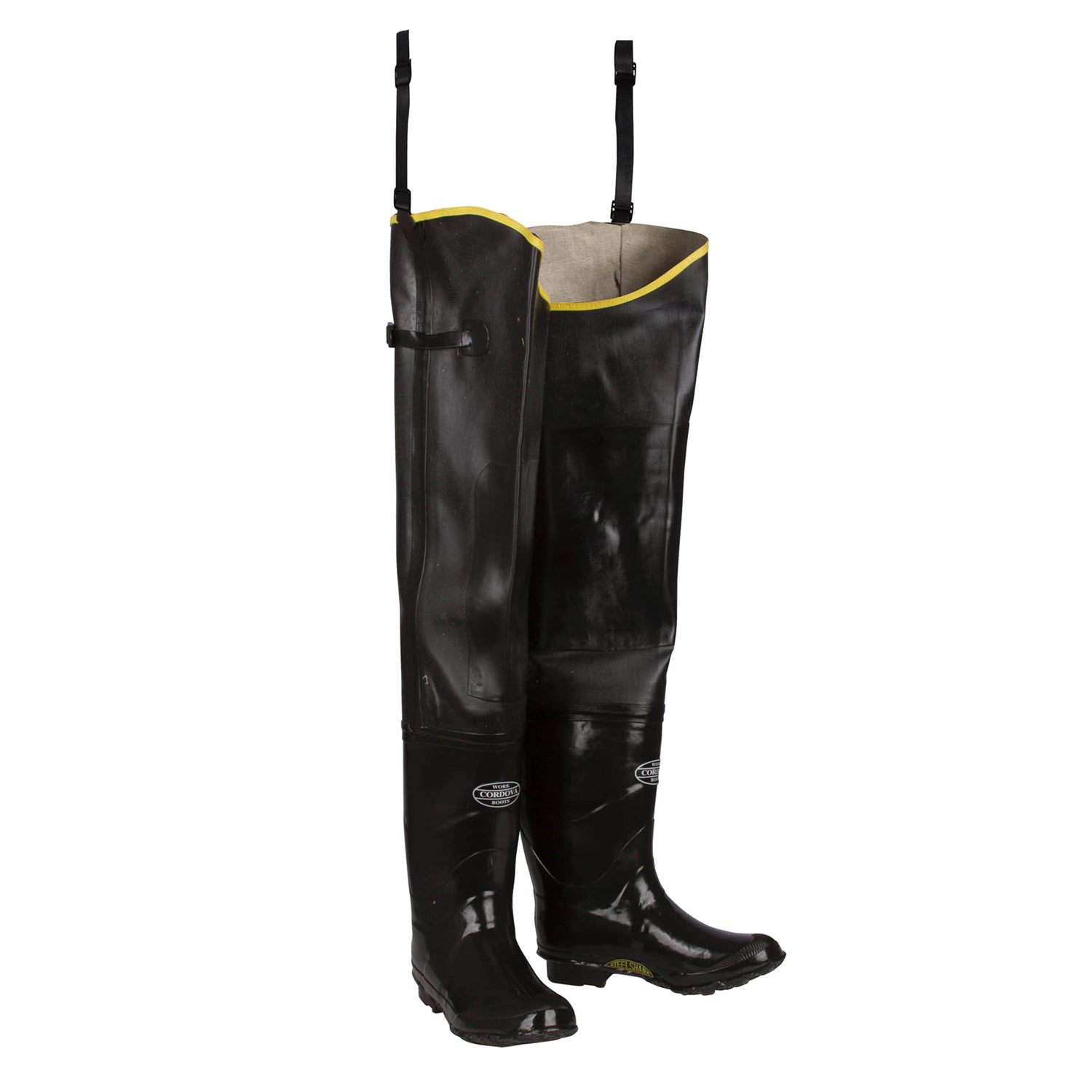 Cotton Lined Rubber Hip Work Boots – 123SafetyGear