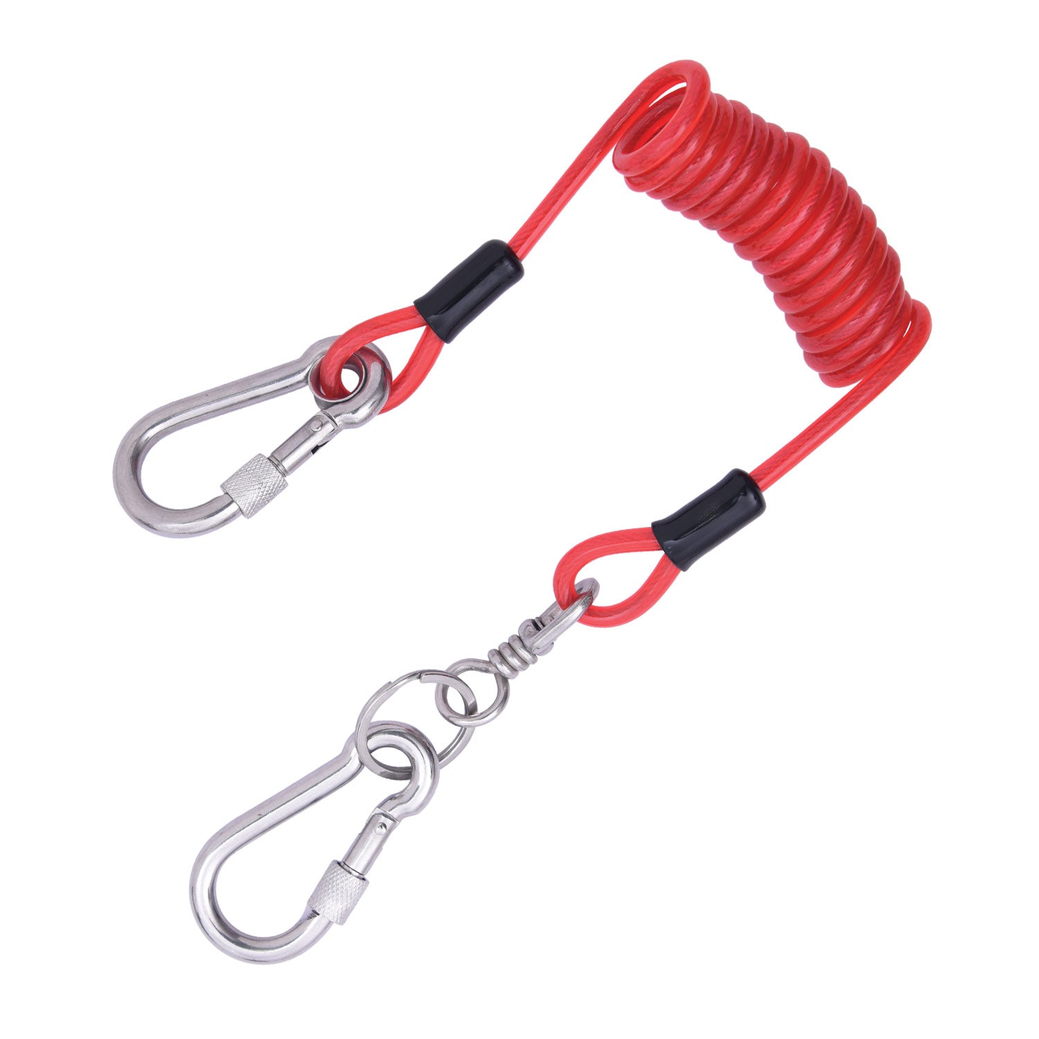 Coiled Cable Lanyard – 2 lbs. (ANSI) – 123SafetyGear