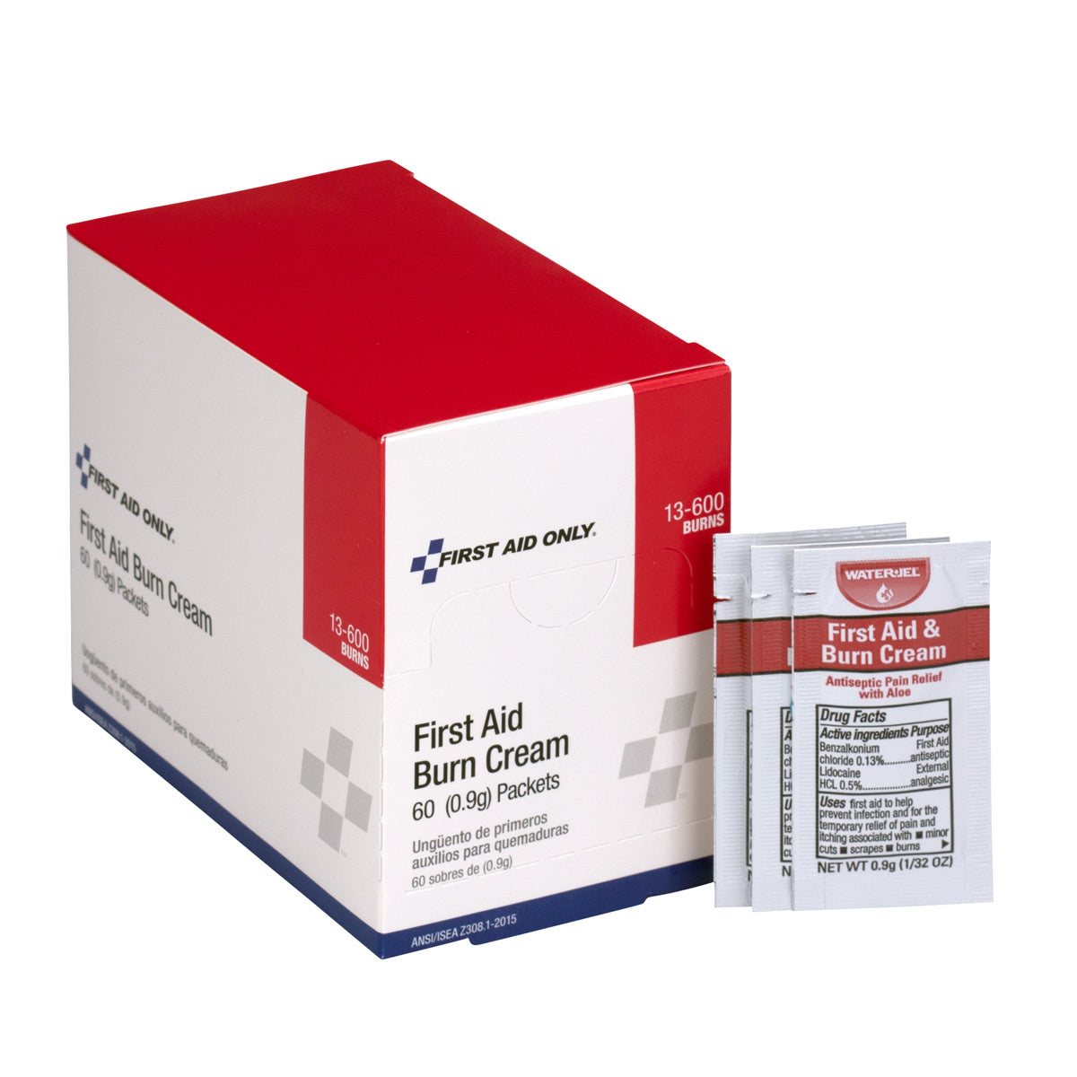 First Aid Burn Cream, 60/box – 123SafetyGear