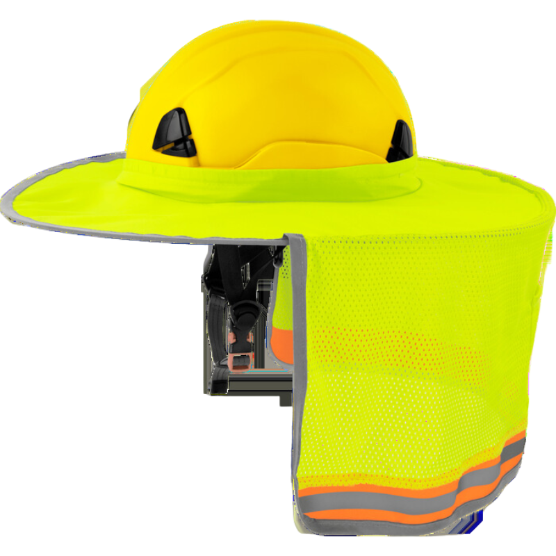 FR High Visibility Sun Shade with Reflective Binding – 123SafetyGear