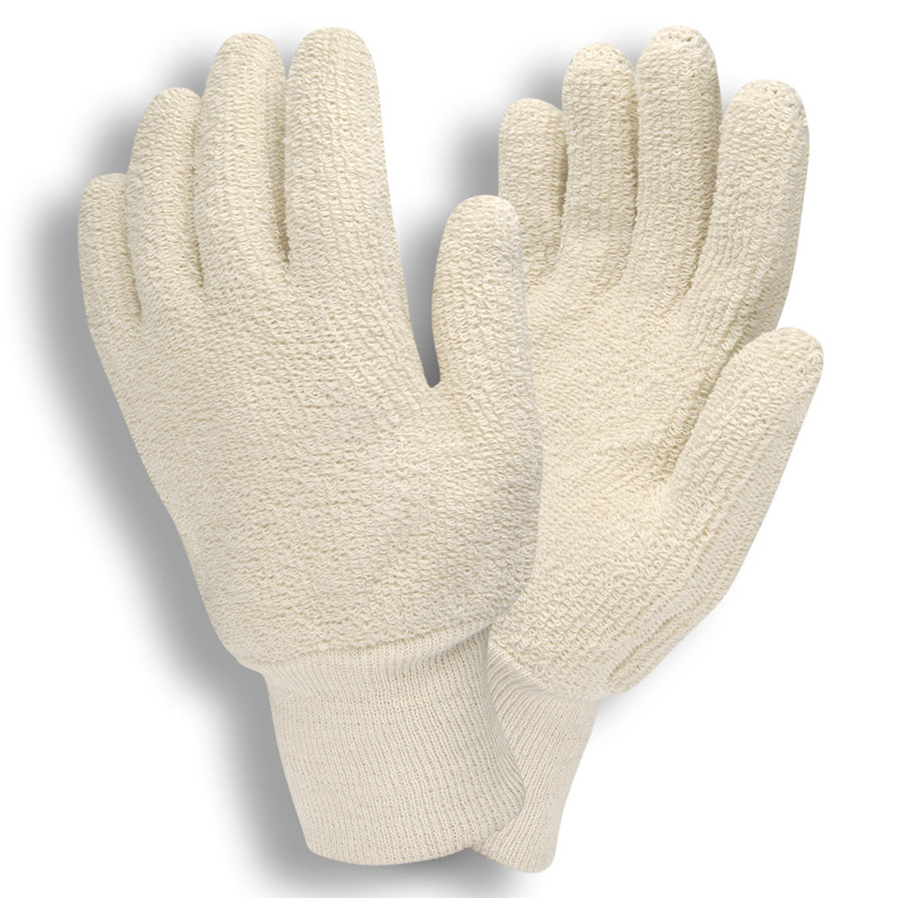 12 Pairs - 18 oz Terry Loop In Cotton Glove – 123SafetyGear