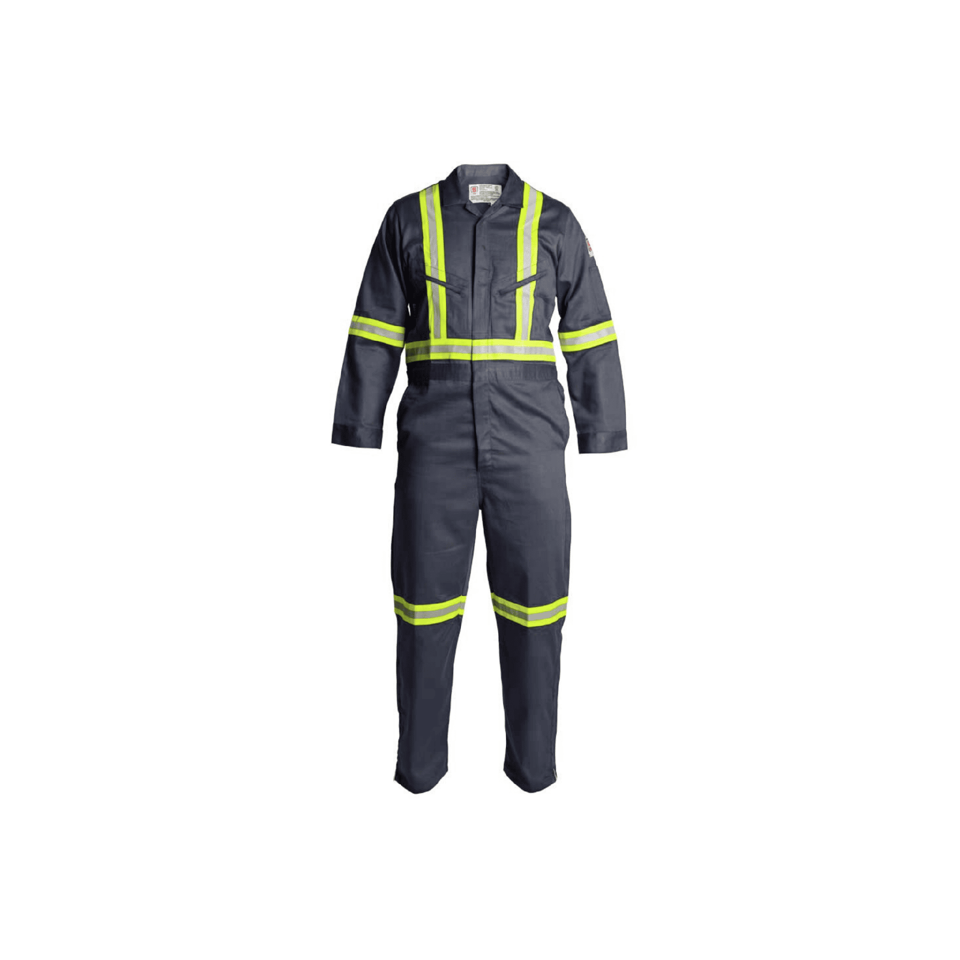 FR Coveralls – Gray NFPA 70E CAT 2 Flame-Resistant Coveralls with ANSI ...