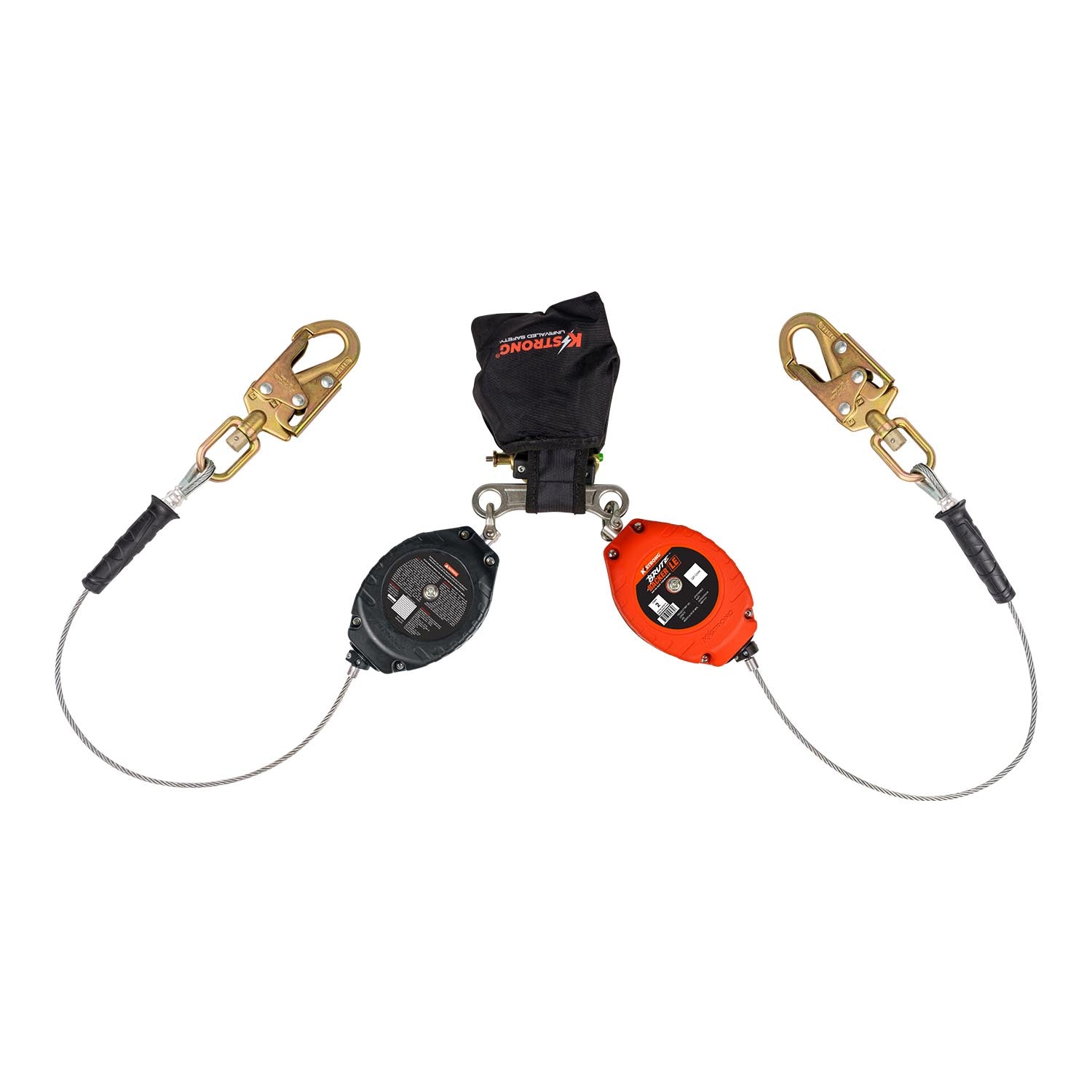 LE Dual 8.5 ft. Cable SRL-LE assembly with snap hooks at connector end ...