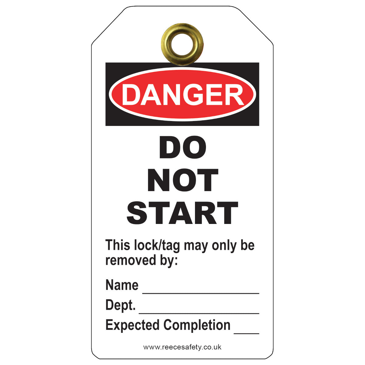 REECE Danger Do Not Start Tough Tag (Pack of 10) – 123SafetyGear