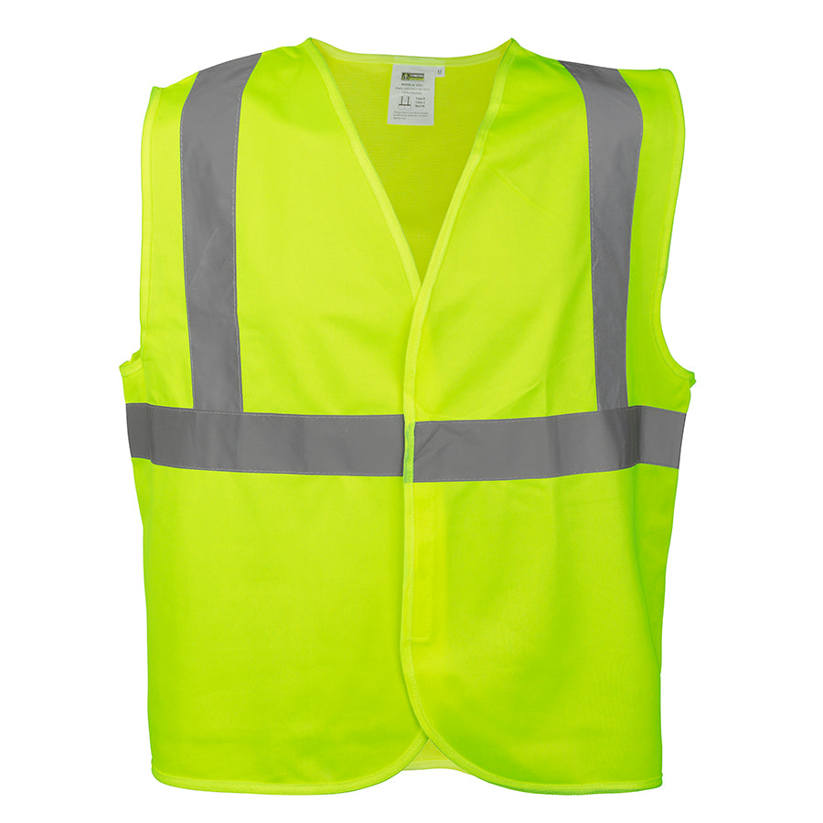 Hi-Viz Green Class 2 Reflective Vests (Velcro Closure) – 123SafetyGear