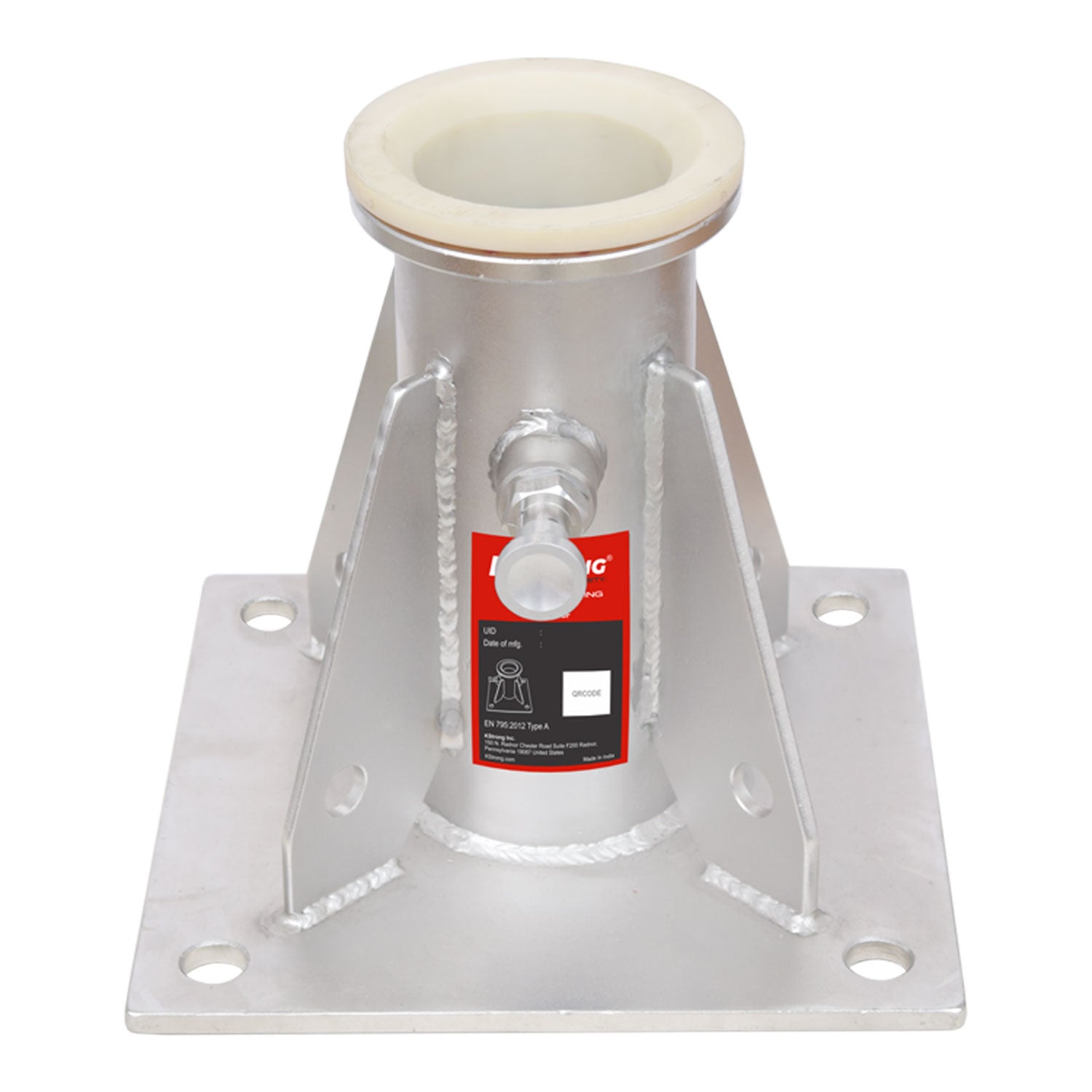 Floor Mount Column Mast Receiver (SS316) – 123SafetyGear