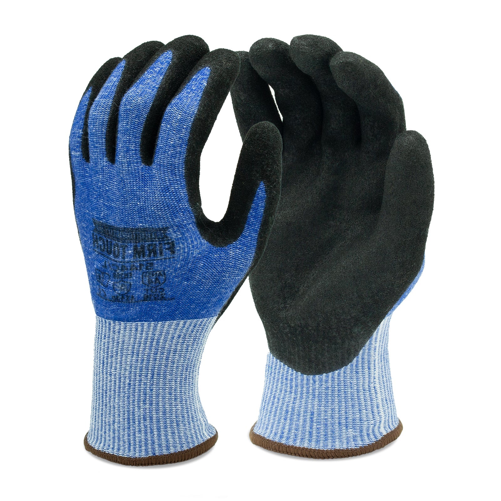 12 Pairs - ANSI Level 4 Sandy Nitrile Coated Gloves – 123SafetyGear