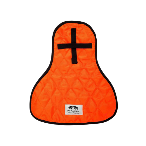 Cooling Hard Hat Pad and Neck Shade - Hi Vis Orange – 123SafetyGear