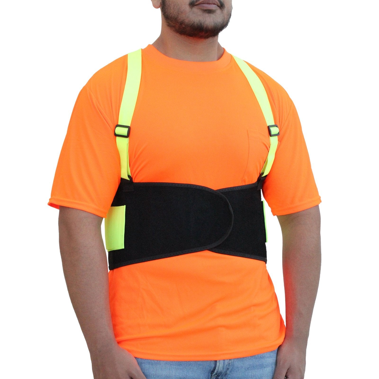 Hi-Vis Industrial Back Support Belt - Green – 123SafetyGear